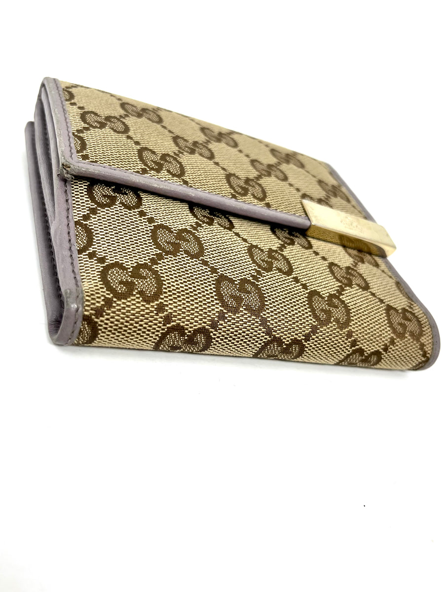 GUCCI: Canvas Compact Wallet – Closet NV Shop